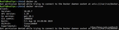 docker使用遇到问题got permission denied while trying to connect to the docker daemon socket 航行学园