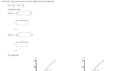 solved verify that f and g are inverse functions