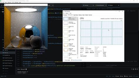 pytracer ray tracing with python on vimeo