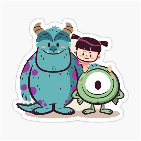 Pegatinas Monsters Inc Redbubble Stickers Cool Cute Laptop Stickers