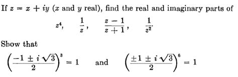 solved if z x iy x and y real find the real and