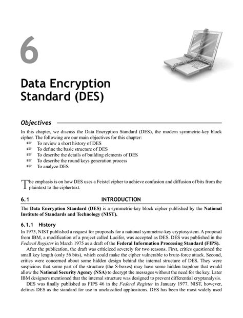 data encryption standard docsity