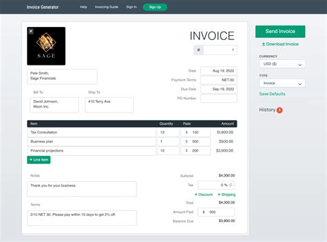 best 7 free invoice generators for 2024