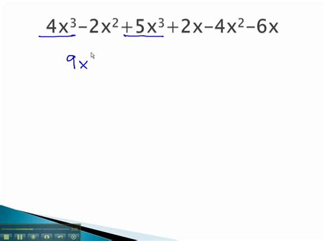simplify algebraic expressions combine like terms youtube