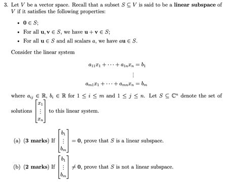 solved let v be a vector space recall that a subset s⊆v is