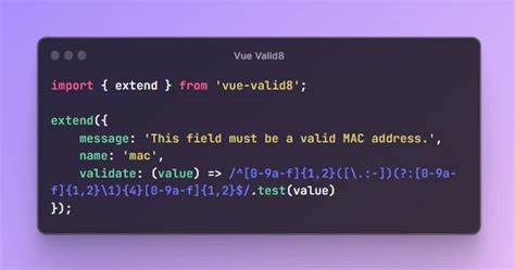 a simple form validation package made for vue js