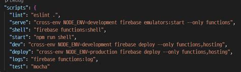node js how can i deploy firebase function as node env development stack overflow