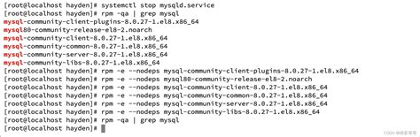 centos下安装及配置mysql centos mysql 编程洪同学的博客 csdn博客