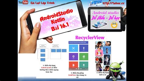 16 1 Androidstudio kotlin RecyclerView kotlin simple explanation tự