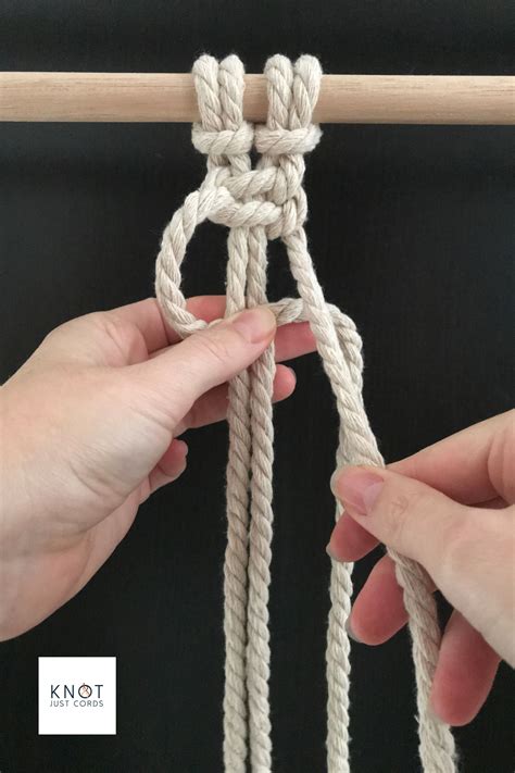 step by step diy macrame video how to tie a spiral knot easy to follow beginner macrame tuto