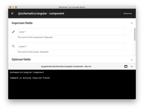how to use angular console for angular cli