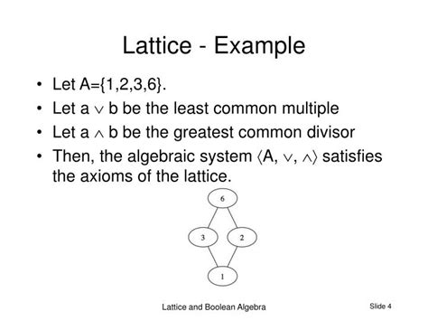 ppt lattice and boolean algebra powerpoint presentation id 792448