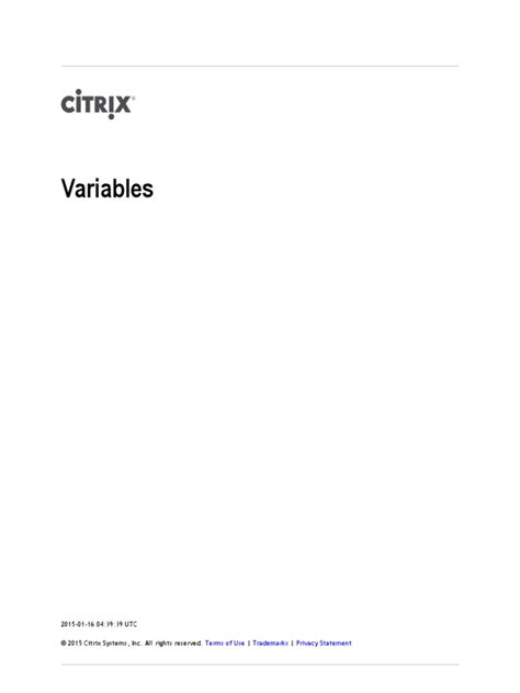 netscaler 10 5 variables pdf pdf