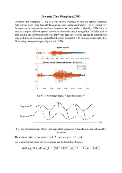dynamic time wrapping dtw vector quantization vq linear predictive coding lpc