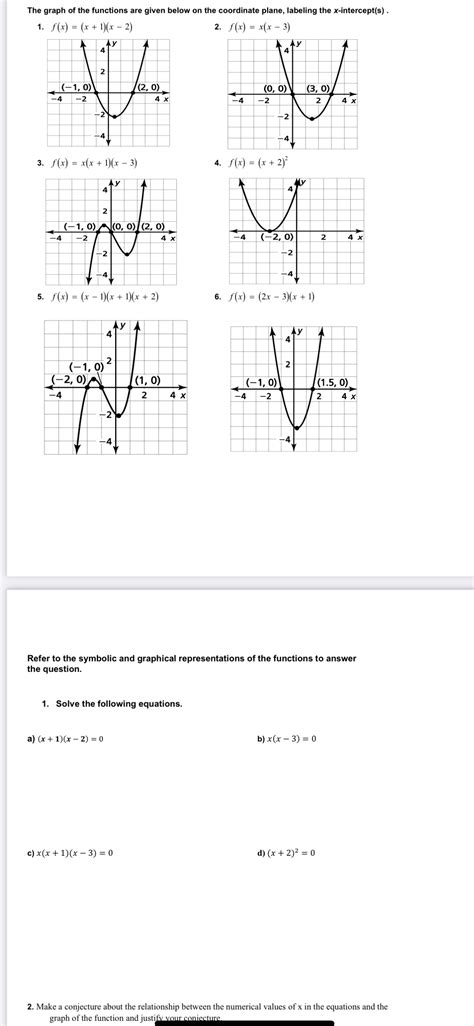 [solved] the graph of the functions are given below on the coordinate plane course hero
