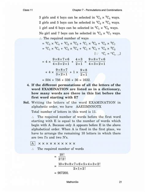 ncert solutions for class 11 maths chapter 7 permutations and combinations mathongo