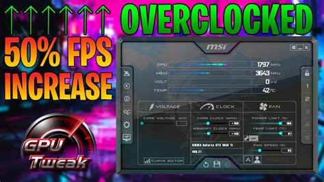 How To OVERCLOCK Your GPU The Ultimate Easy Guide 2022 MSI
