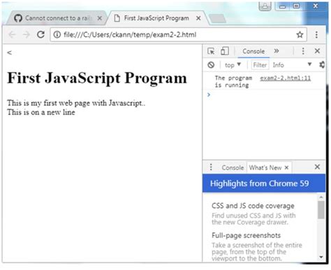 writing your first javascript program codeahoy
