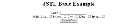 Spring MVC Basic Example Using JSTL GeeksforGeeks