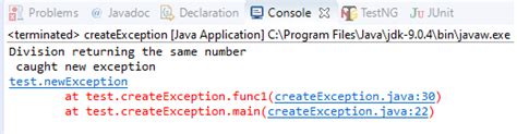 Exception In Java
