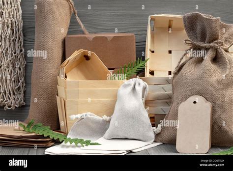 Various Eco Friendly Packaging Made From Natural Recyclable Materials