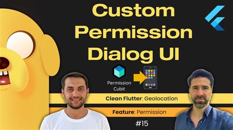 Custom Permission Dialog In Flutter Integrate PermissionCubit Into UI