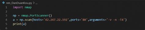 使用python模块nmap，读取excel数据对多个ip端口探活扫描 csdn博客