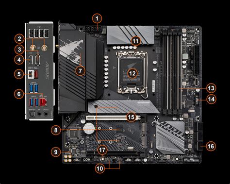 Z M Aorus Elite Ax Ddr Rev X Key Features Motherboard Gigabyte Croatia