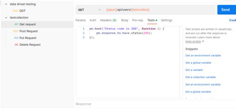 Writing Tests Using Postman Tool