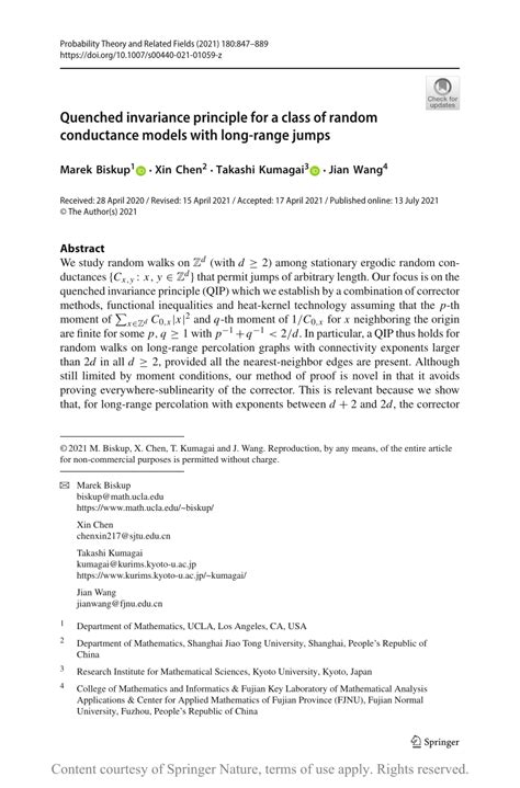 quenched invariance principle for a class of random conductance models with long range jumps