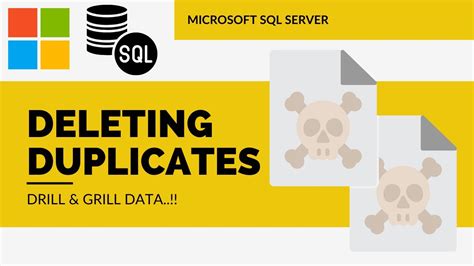 how to remove duplicate entries in mssql step by step guide and tips youtube