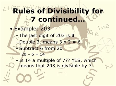 rules of divisibility