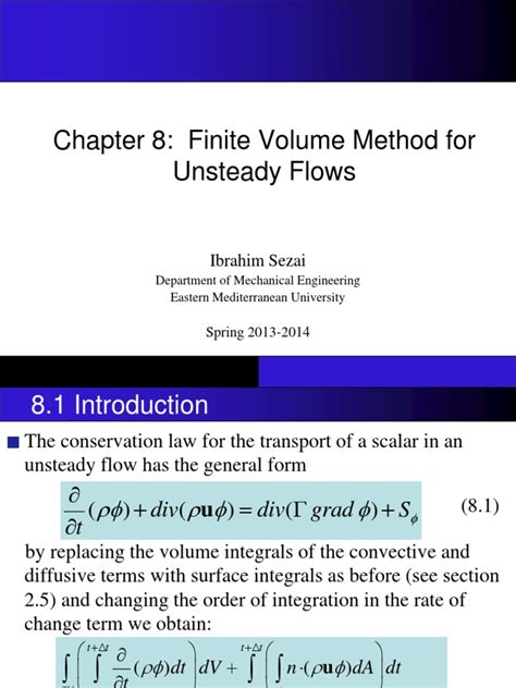 finite volume data presentation fluid dynamics computational fluid dynamics