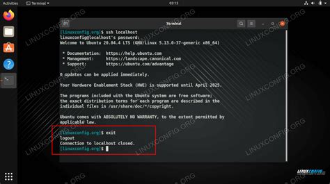linux command to quit ssh connection linux tutorials learn linux configuration