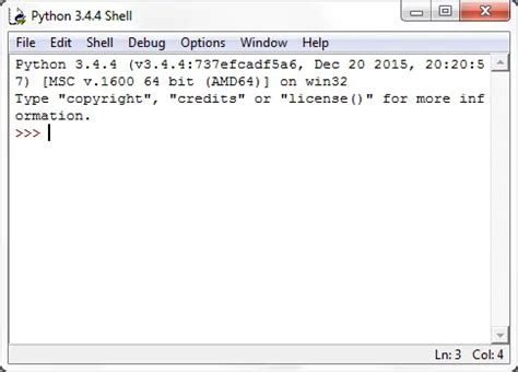 Python Shell And Idle