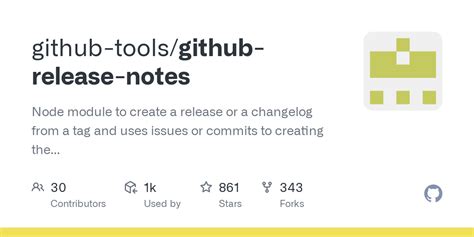 Github Release Notes README Md At Master Github Tools Github Release