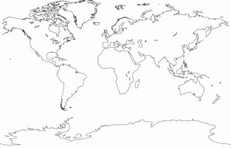 Mapamundi político y mudo 2020 Descargar e Imprimir MAPAS
