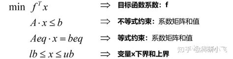 数模 matlab求解线性 整数规划问题之linprog、intlinprog、optimproblem函数用法 知乎