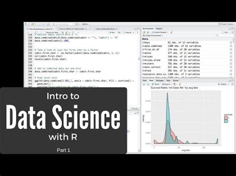 Introduction To Data Science With R Data Analysis Part 1 Data