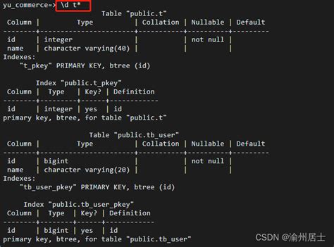 Postgresql命令行工具psql常用命令postgresql 命令行 Csdn博客