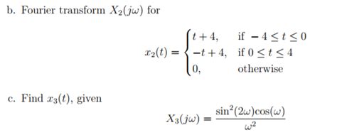 solved problem 3 4t cos w0tju a fourier transform Λ1 jw