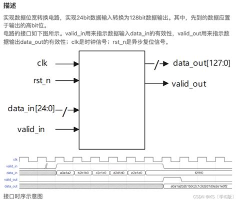 「verilog学习笔记」非整数倍数据位宽转换24to128verilog位宽转换 Csdn博客