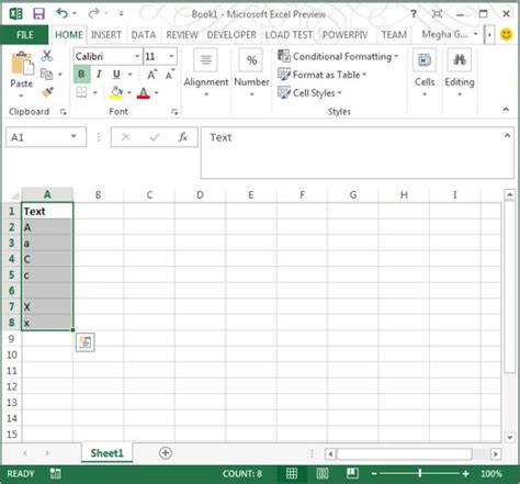 Unicode Function In Excel 2013