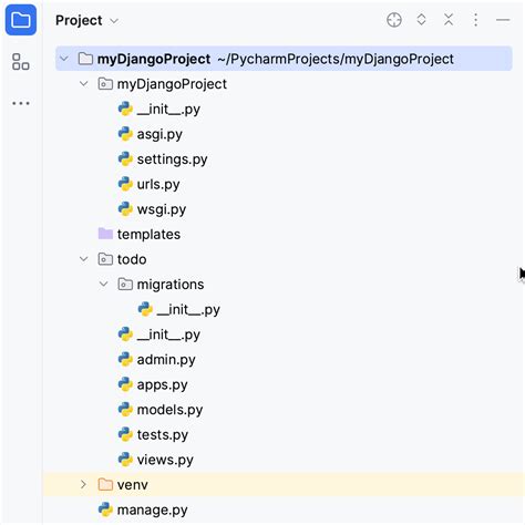 Create And Run Your First Django Project PyCharm Documentation