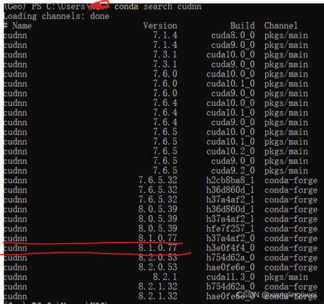 在anaconda环境中使用conda命令安装cuda、cudnn、tensorflow（ gpu）、pytorch conda安装cudnn csdn博客