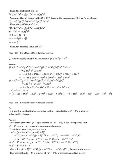 ncert solutions for class 11 maths chapter 8 binomial theorem artofit