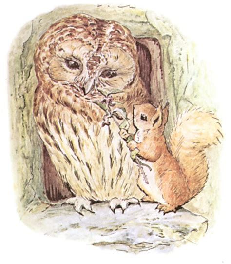From The 1903 THE TALE OF SQUIRREL NUTKIN BY BEATRIX POTTER Beatrix