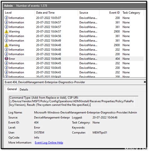 Intune Error Codes And Solutions Mindcore Techblog