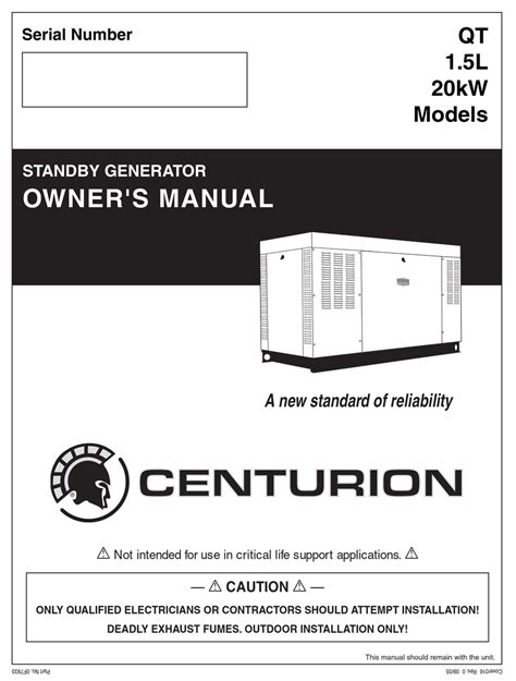 Generac 24kw Installation Manual Pdf