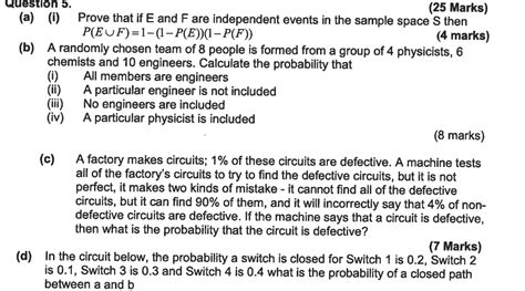 solved question 5 a i ﻿prove that if e ﻿and f ﻿are
